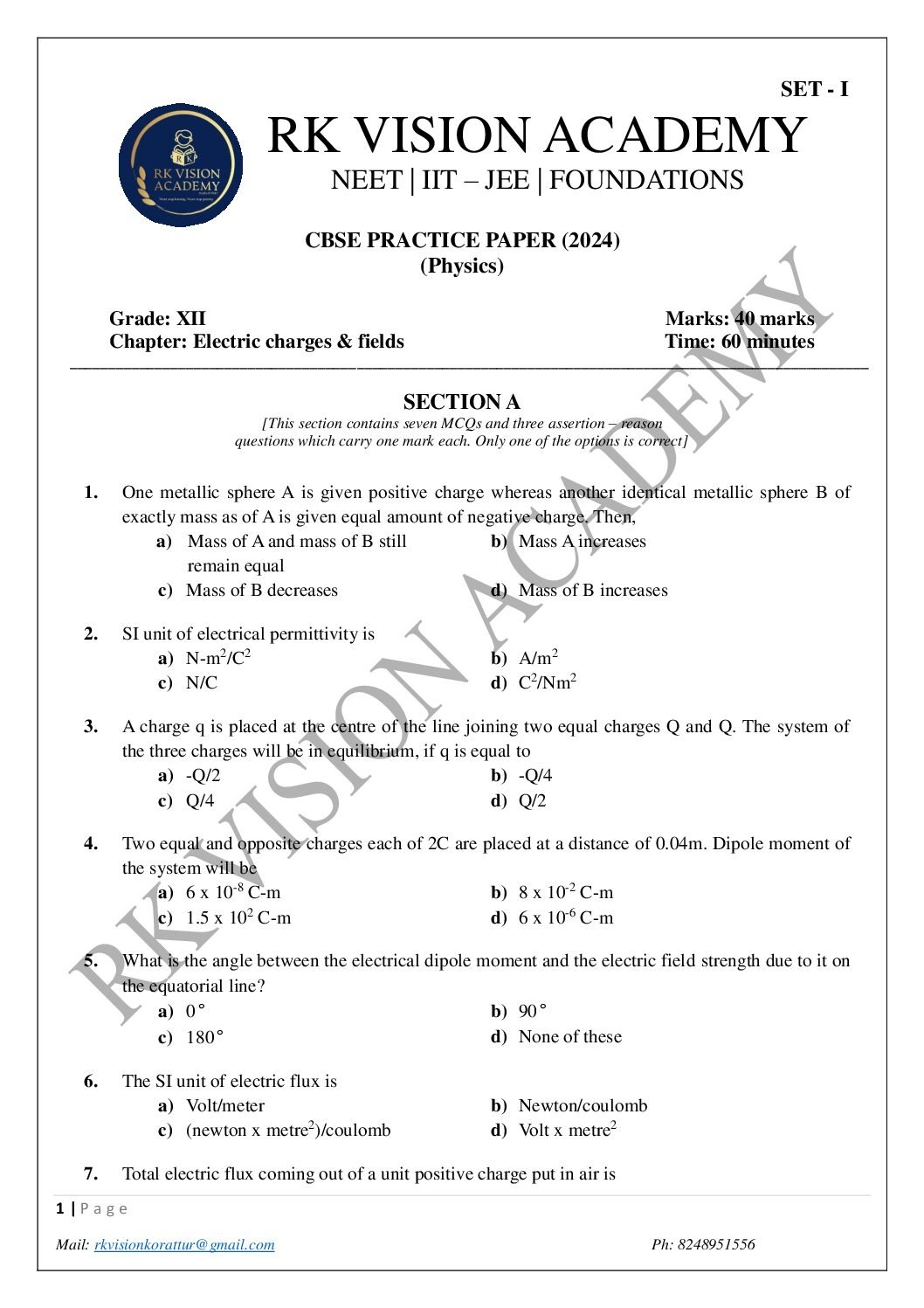 NEET | RK Vision Academy